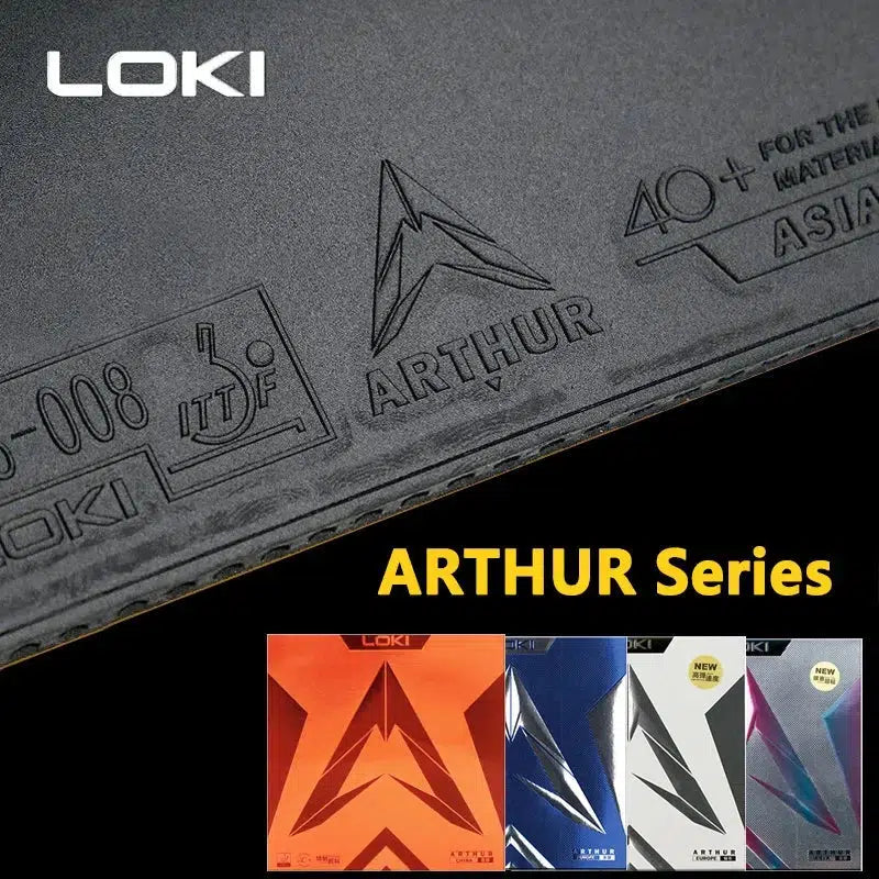 LOKI ARTHUR Europe/Asia China Table Tennis Rubber – Table Tennis Hub