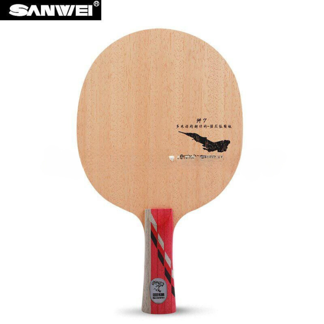 Sanwei J-7 Defensive 7 Ply Even Wood Light Weight Blade – Table Tennis Hub