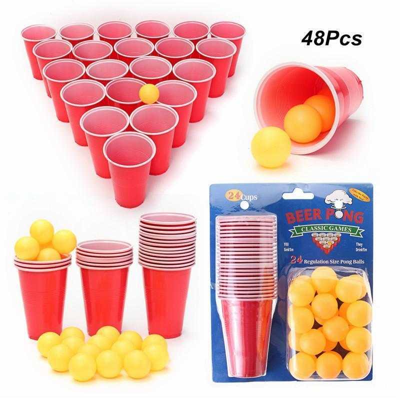 Table Tennis Hub - Table Tennis Hub Beer Pong Kit Drinking Games